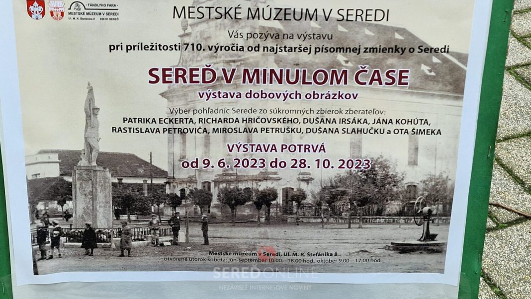 "Sereď v minulom čase" - niečo pre milovníkov historickej Serede ...
